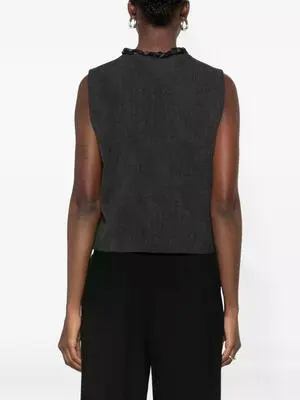 ELEH Braided-trim Sleepless Waistcoat