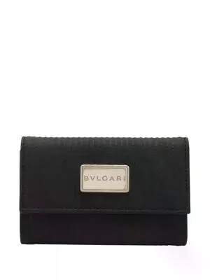 BVLGARI Leather Key Holder - Black