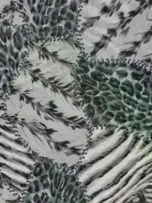 Fendi 1990s Patchwork Animal-print Scarf