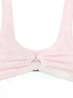 Hunza G Crinkle-effect Ring-detail Bikini