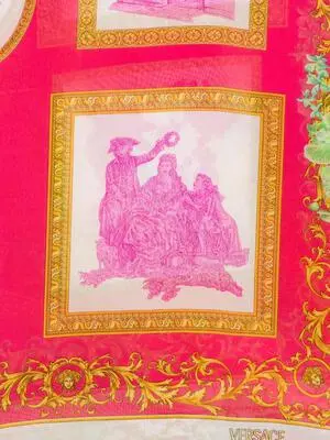 Versace 1990s Barocco Print Scarf