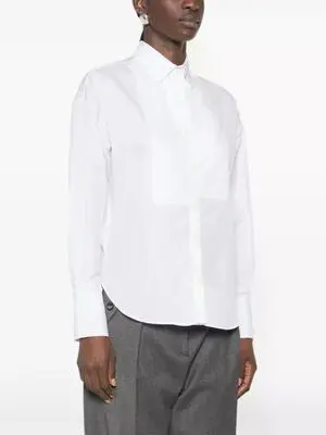 TRAME AUREE Alissa Pleated-bib Shirt