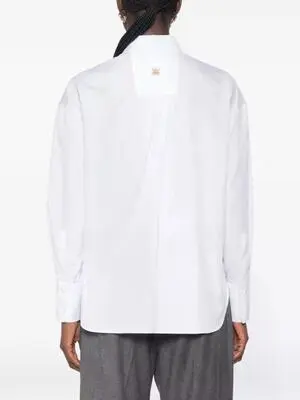 TRAME AUREE Alissa Pleated-bib Shirt