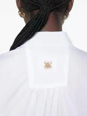 TRAME AUREE Alissa Pleated-bib Shirt