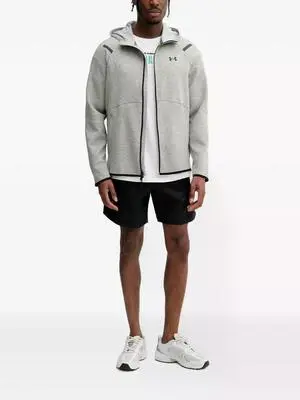 Under Armour Unstoppable Logo-print Zip-up Hoodie - Grey