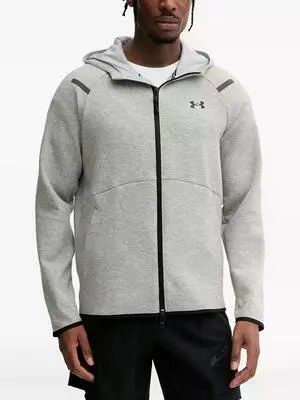 Under Armour Unstoppable Logo-print Zip-up Hoodie - Grey