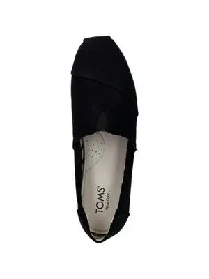 Toms Alpargata Canvas Espadrilles - Black