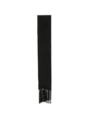 Dolce & Gabbana 2000s Logo-jacquard Fringed Scarf