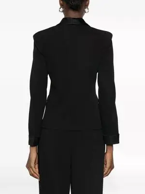 Imperial Satin-trim Single-breasted Jacket