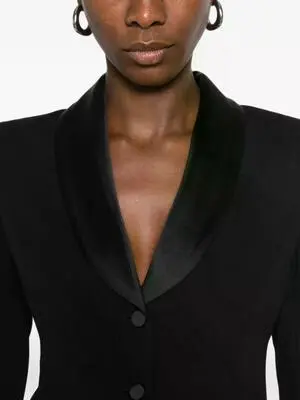 Imperial Satin-trim Single-breasted Jacket
