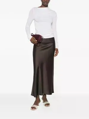 Imperial Draped Long-sleeve Top