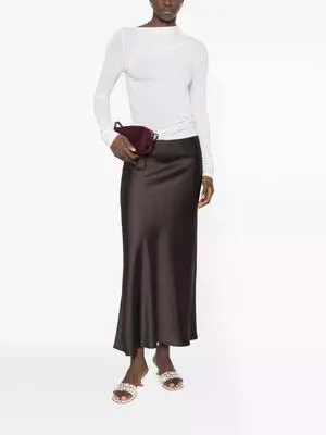 Imperial Draped Long-sleeve Top