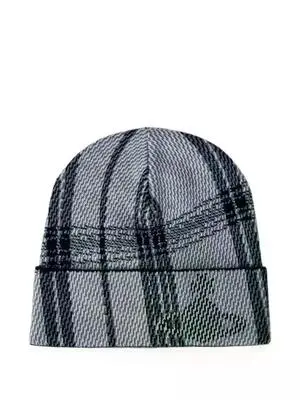 VIVIENNE WESTWOOD Tartan Beanie - Black