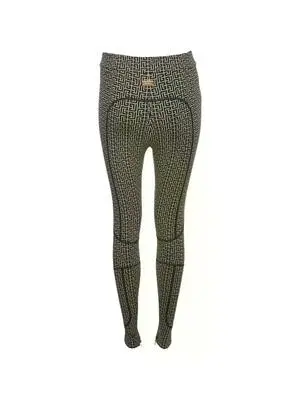Balmain Monogram-jacquard Leggings