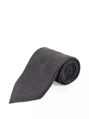 TOM FORD Geometric-pattern Silk Tie
