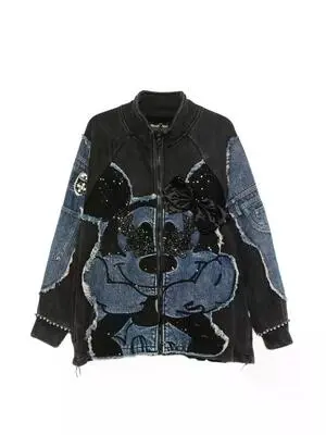 MINIME Oversized Sequin-embellished Patchwork Jacket