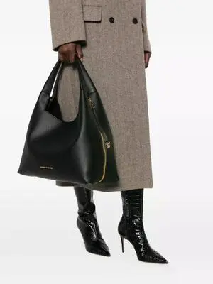 Elisabetta Franchi Grained-effect Zip-detail Shoulder Bag