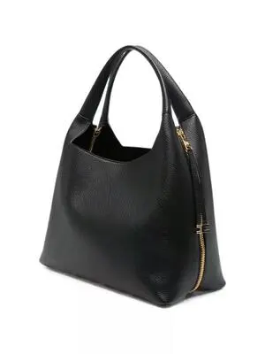 Elisabetta Franchi Grained-effect Zip-detail Shoulder Bag