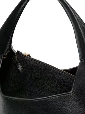 Elisabetta Franchi Grained-effect Zip-detail Shoulder Bag