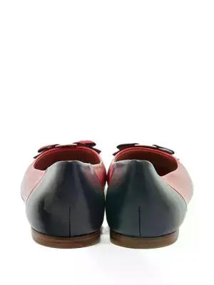 Carolina Herrera Bow-detail Ballet Flats