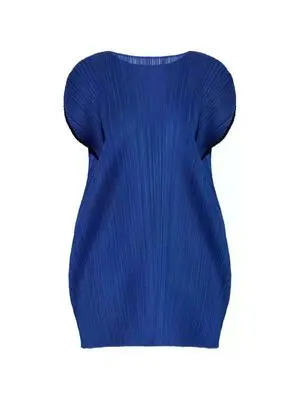 Issey Miyake July Pleated Mini Dress