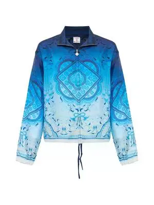 Casablanca Gradient Egyptian Rug Silk Track Jacket
