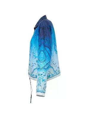 Casablanca Gradient Egyptian Rug Silk Track Jacket