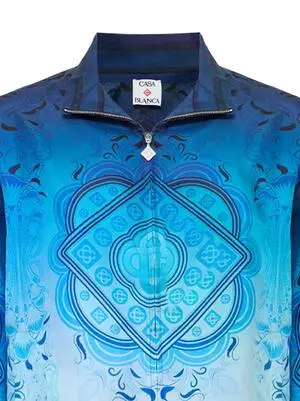 Casablanca Gradient Egyptian Rug Silk Track Jacket