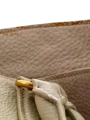 Prada Convertible Shopper Vitello Daino Large Tote Bag