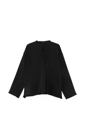 Sofie D'hoore Satin-finish Long-sleeve Blouse