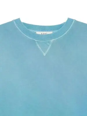 6397 Washed-effect Crew-neck Sweatshirt