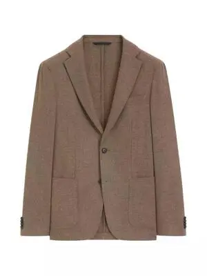 BOSS Slim-fit Blazer In Washable Performance-stretch Flannel
