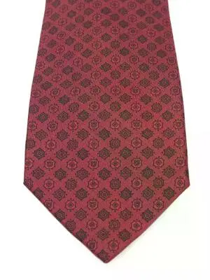 FERRAGAMO Geometric-print Tie