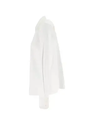 Fabiana Filippi Tulle-trim Poplin Shirt