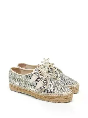 Dior Espadrille Lace-up Sneakers