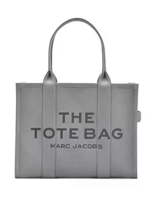 Marc Jacobs Leather Large Tote Bag - Grey