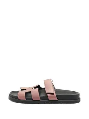 Hermès Chypre H-cut Sandals - Pink
