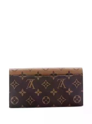 LOUIS VUITTON Emilie Wallet Reverse Monogram Canvas Small Wallets - Brown