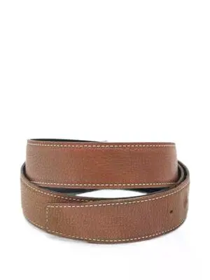 Hermès Togo Reversible Leather Belt - Brown
