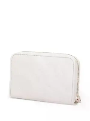 Guess Anise Logo-embossed Zip-around Wallet - Neutrals