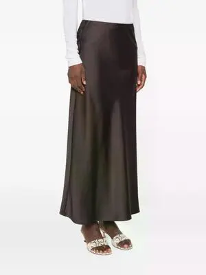 Imperial Satin-finish Maxi Skirt