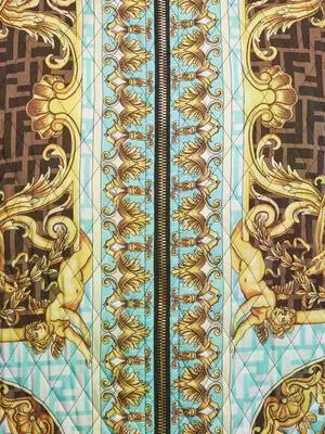 Versace Fendace Quilted Bomber Jacket