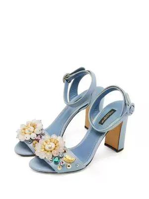 Dolce & Gabbana Embellished Ankle-strap Sandals