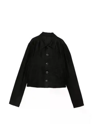 Rick Owens Cropped Button-up Jacket