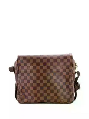 LOUIS VUITTON Naviglio Handbag Damier Crossbody Bag - Brown