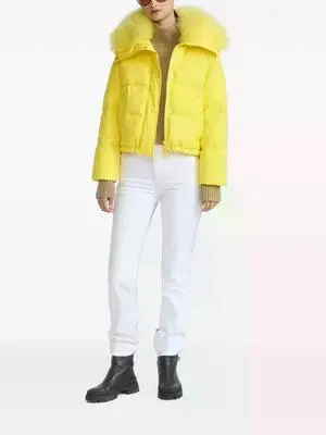 YVES SALOMON Lambswool-trim Puffer Jacket