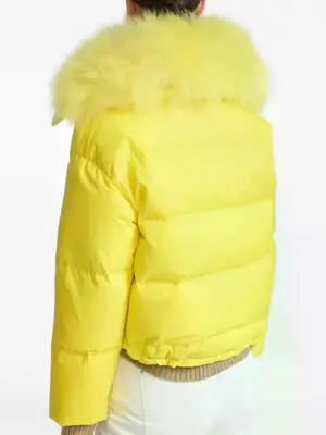 YVES SALOMON Lambswool-trim Puffer Jacket