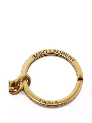Saint Laurent Surf Wood Key Ring