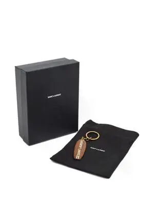 Saint Laurent Surf Wood Key Ring