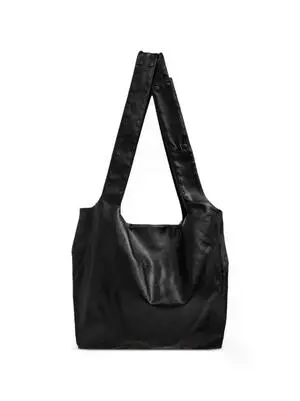 Yohji Yamamoto Leather Tote Bag - Black